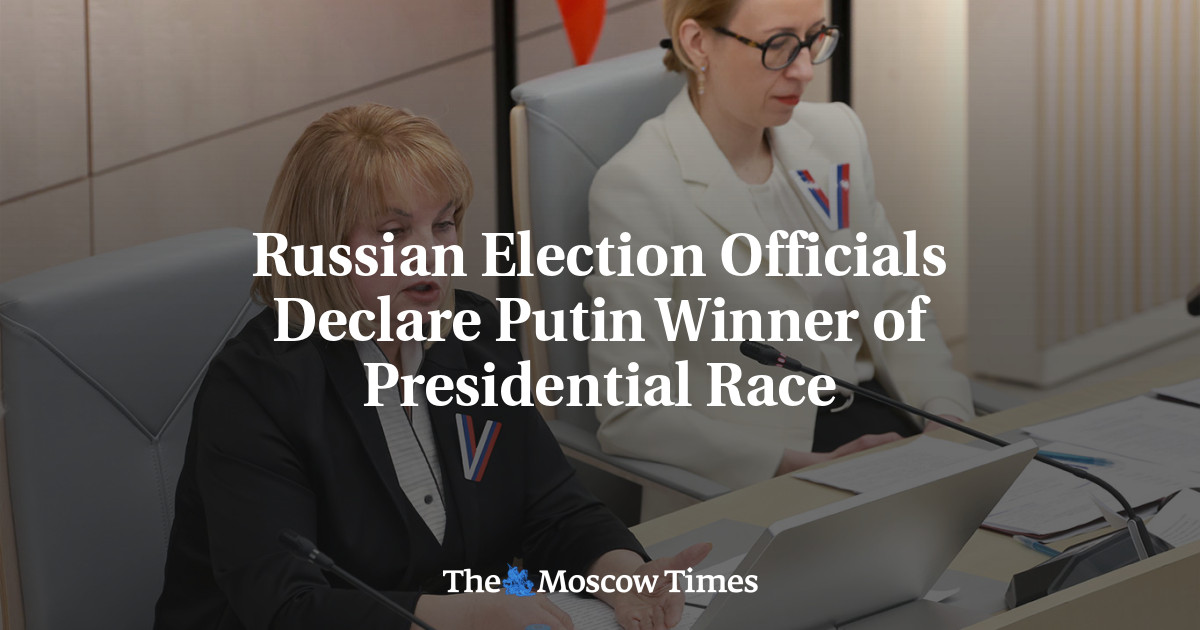 Russian Election Officials Declare Putin Winner of Presidential Race ...
