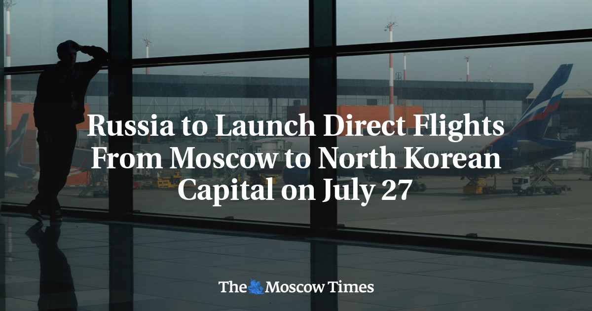 Russia to Launch Direct Flights From Moscow to North Korean Capital on ...
