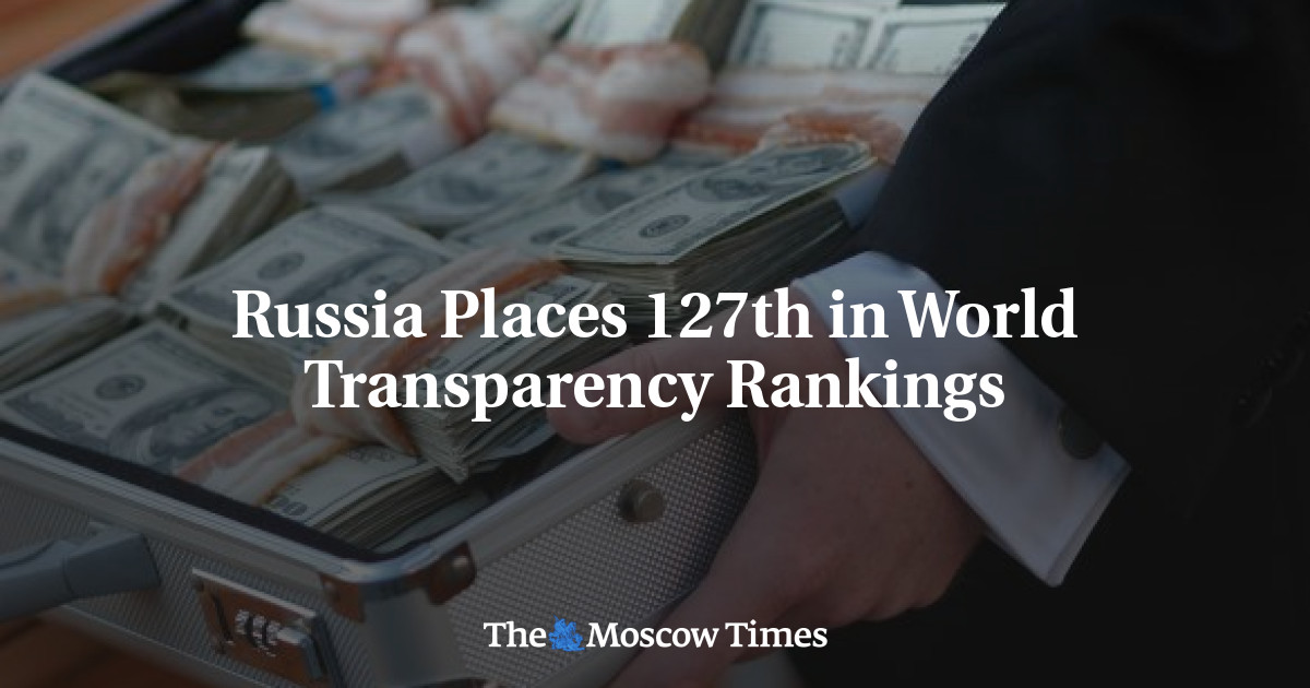 Russia Places 127th in World Transparency Rankings
