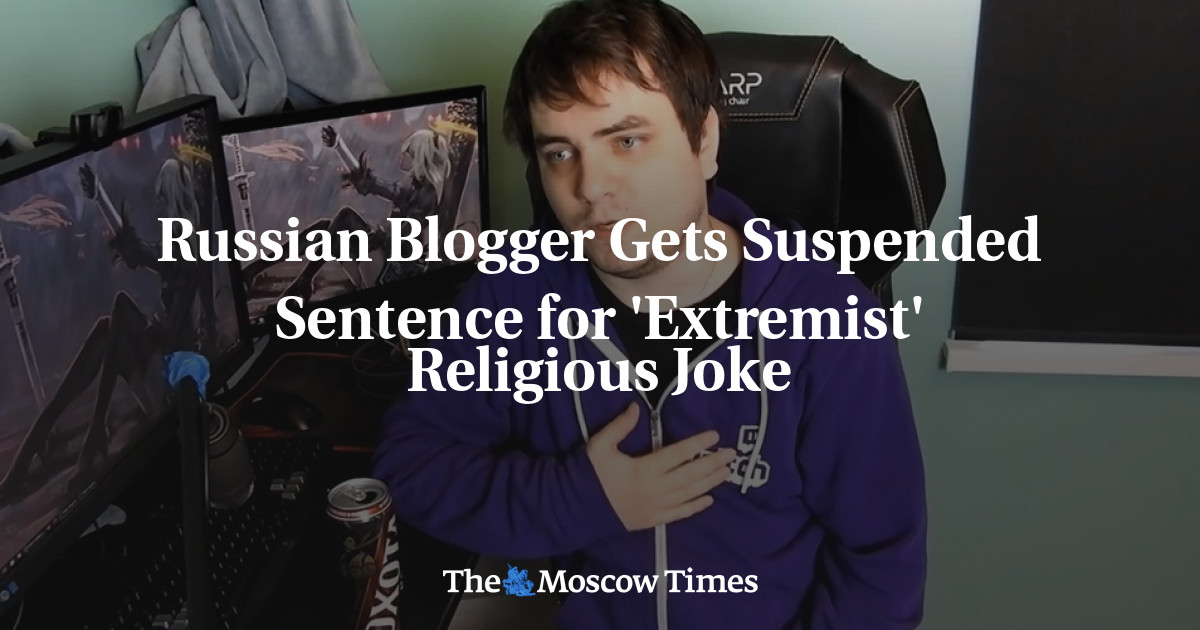 Russian Blogger Gets Suspended Sentence for 'Extremist' Religious Joke