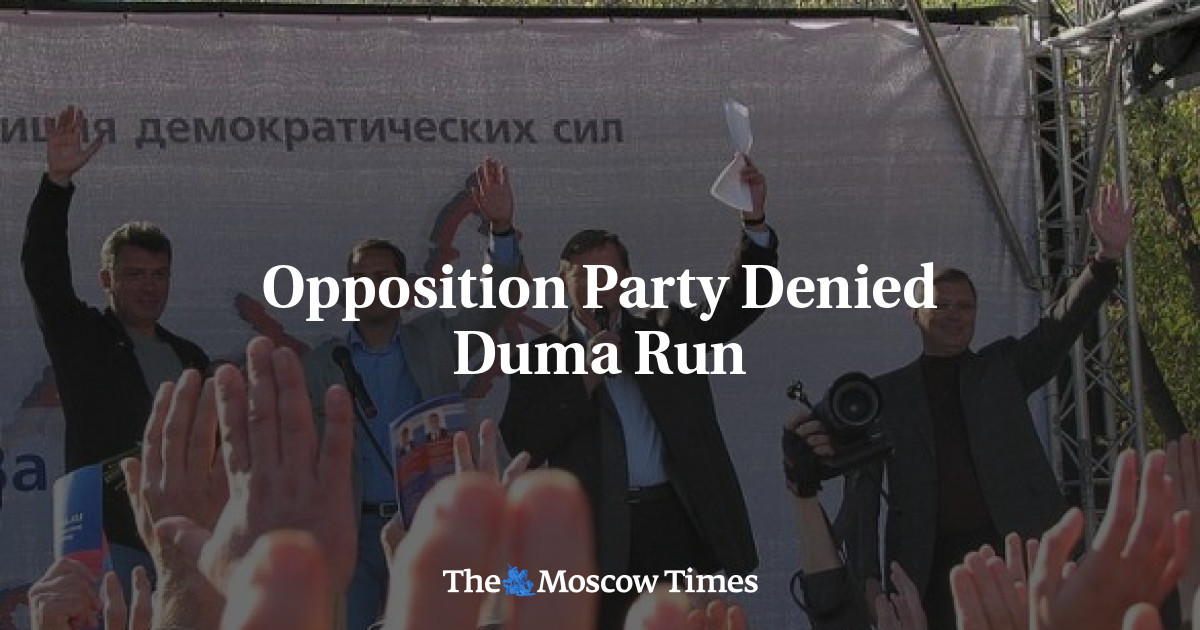 Opposition Party Denied Duma Run