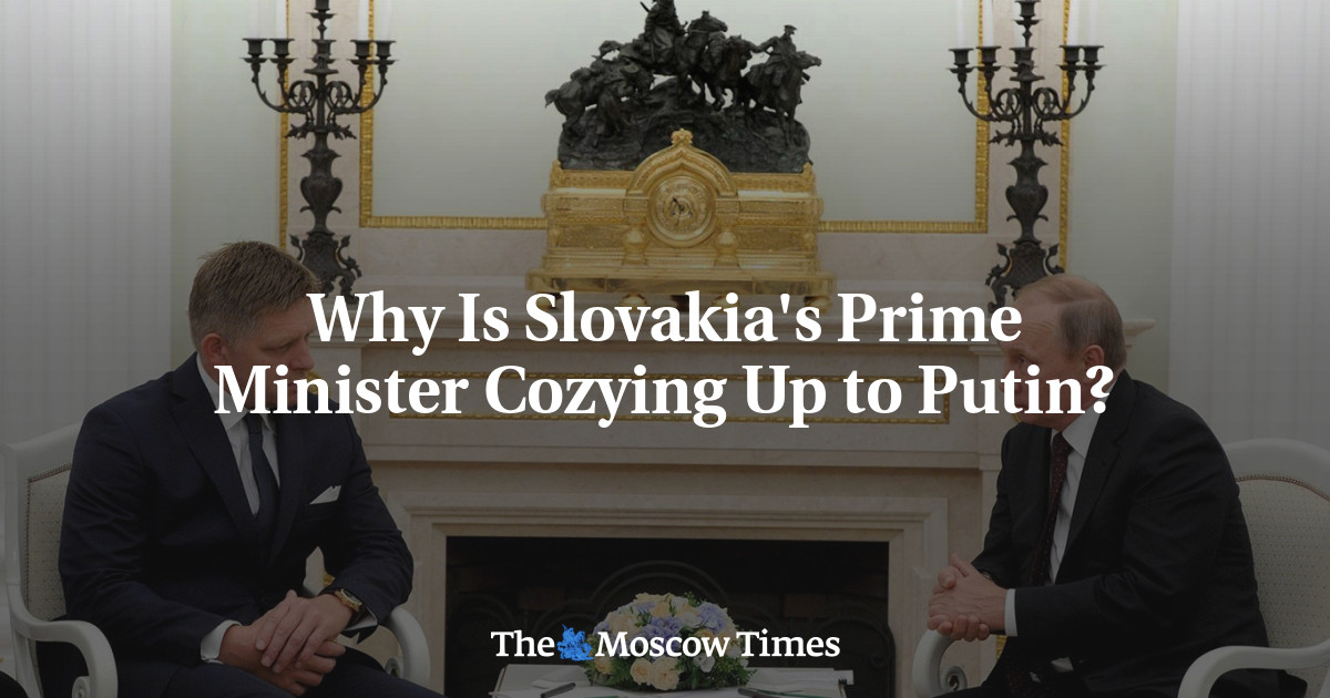 Why Is Slovakia's Prime Minister Cozying Up to Putin? - The Moscow Times