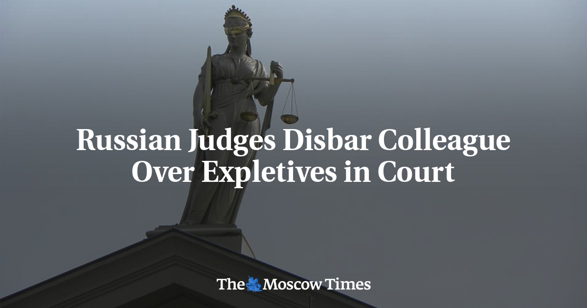 Russian Judges Disbar Colleague Over Expletives in Court
