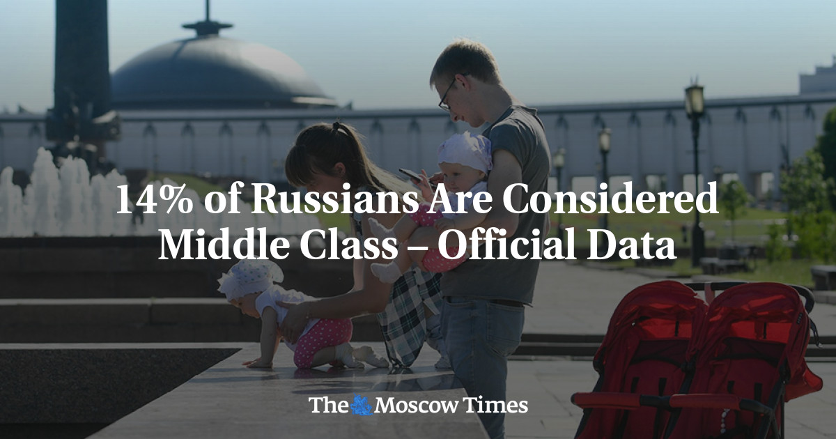 14 Of Russians Are Considered Middle Class Official Data The