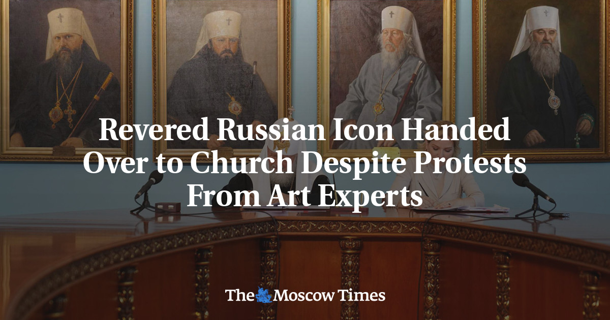 Revered Russian Icon Handed Over to Church Despite Protests From Art ...