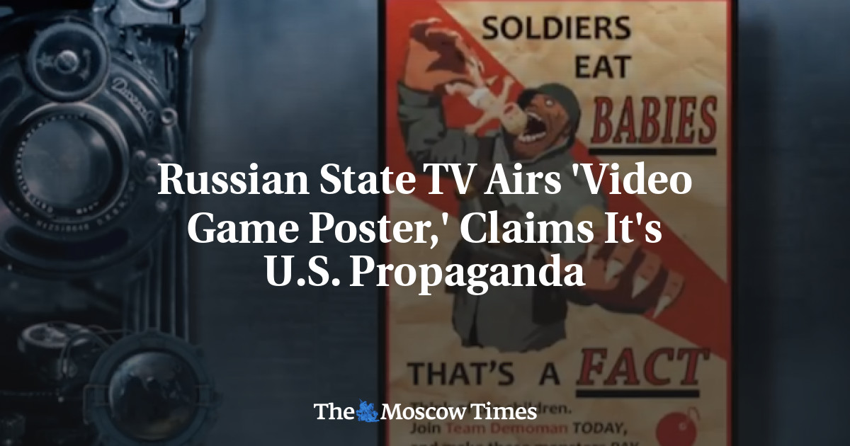 Russian State TV Airs 'Video Game Poster,' Claims It's U.S. Propaganda