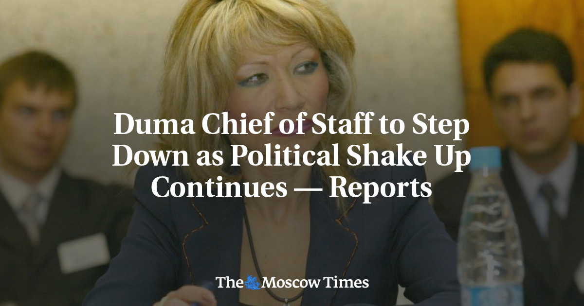 Duma Chief of Staff to Step Down as Political Shake Up Continues — Reports