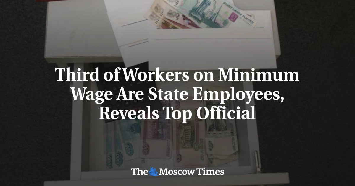 Third of Workers on Minimum Wage Are State Employees, Reveals Top Official