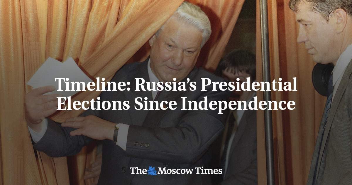Timeline: Russia’s Presidential Elections Since Independence - The ...