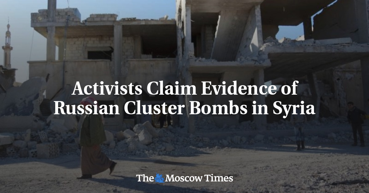 Activists Claim Evidence of Russian Cluster Bombs in Syria