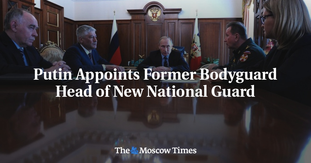 Putin Appoints Former Bodyguard Head of New National Guard