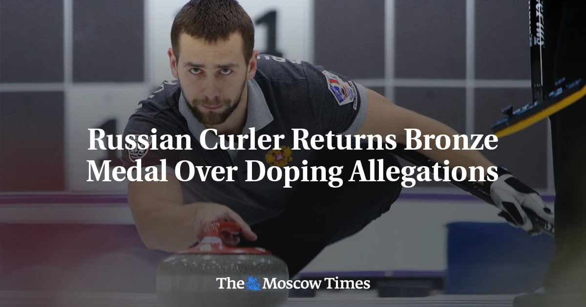 Russian Curler Returns Bronze Medal Over Doping Allegations