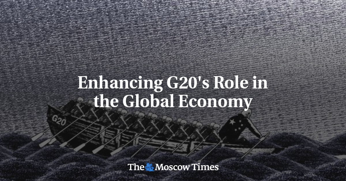 Enhancing G20's Role in the Global Economy