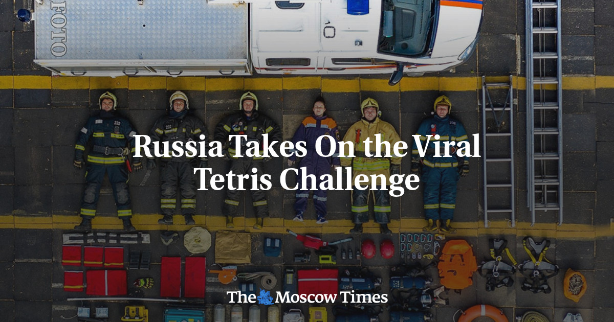 Russia Takes On Viral Tetris Challenge