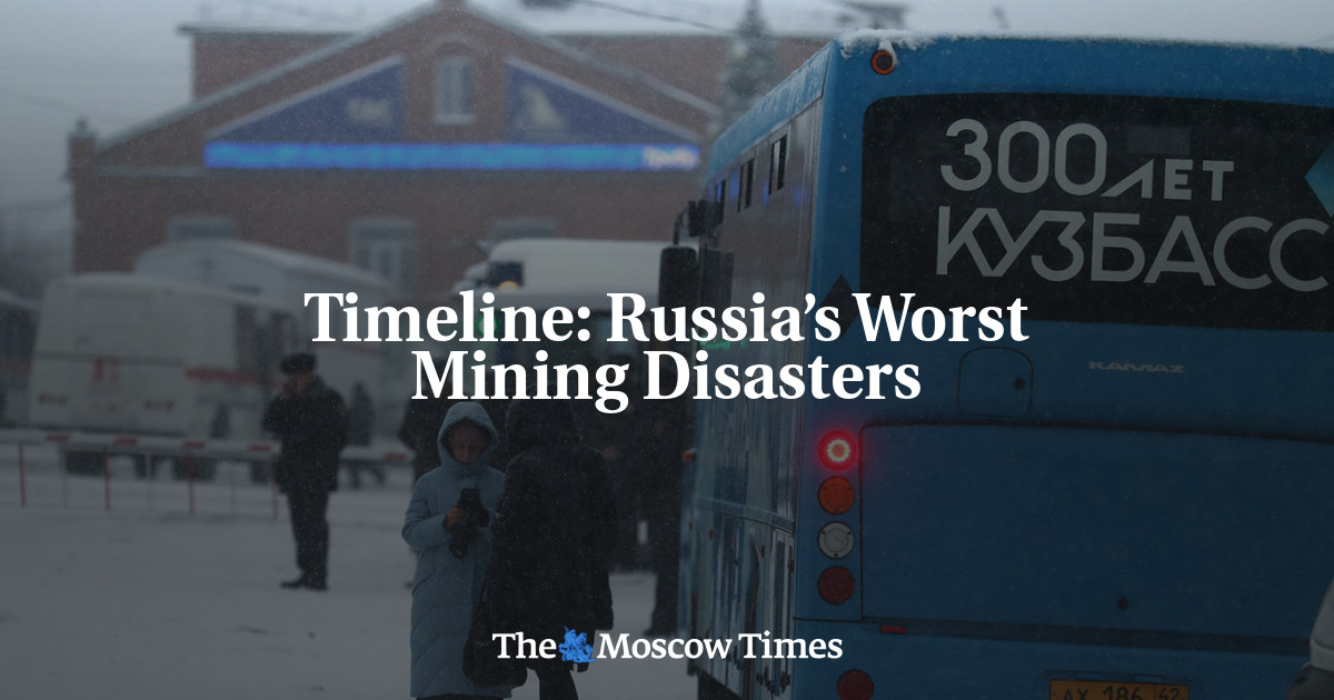 Timeline: Russia’s Worst Mining Disasters - The Moscow Times