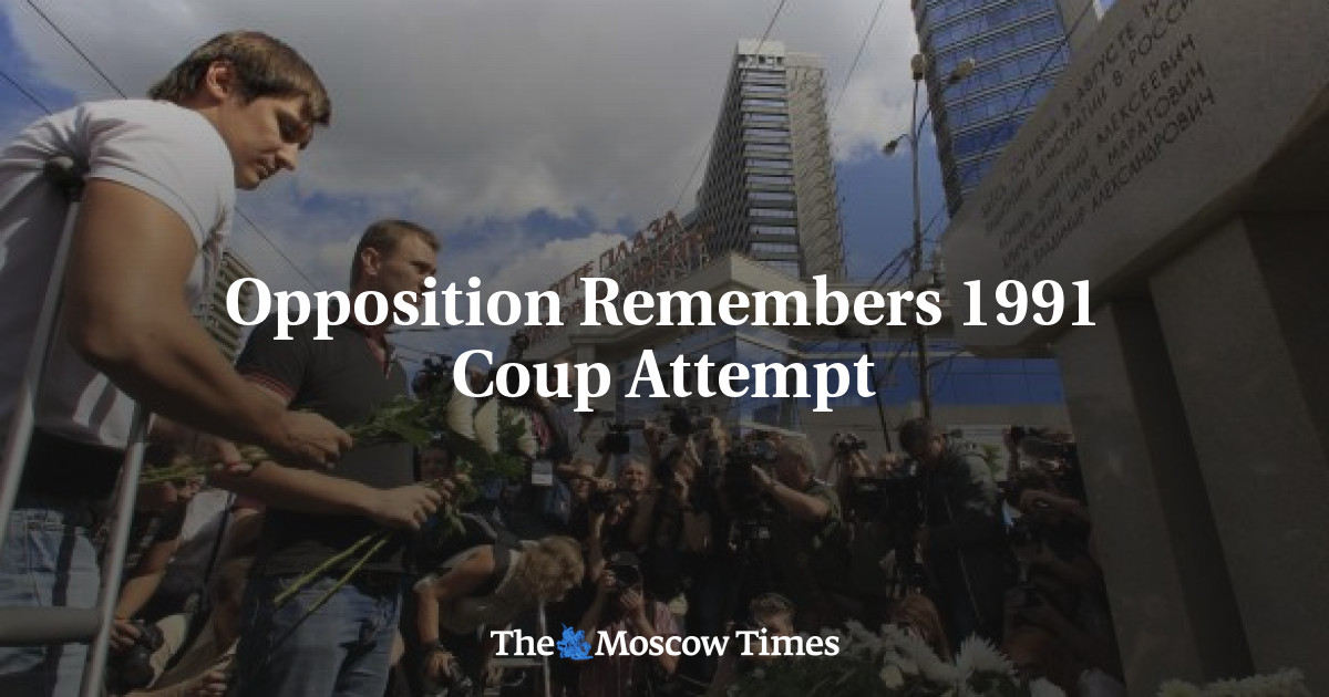 Opposition Remembers 1991 Coup Attempt