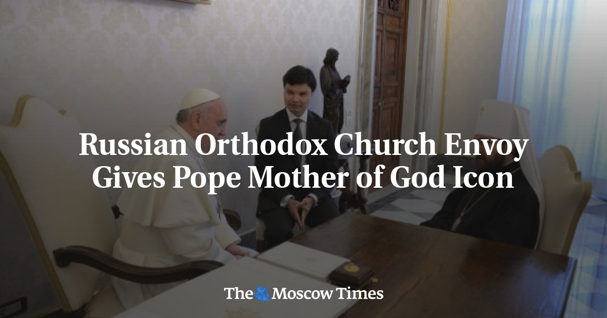 Russian Orthodox Church Envoy Gives Pope Mother of God Icon