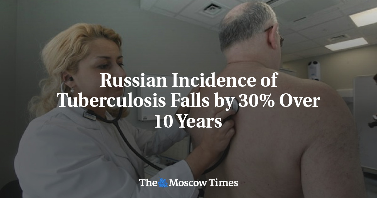 Russian Incidence of Tuberculosis Falls by 30% Over 10 Years
