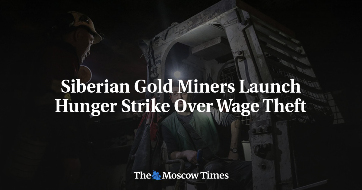 Siberian Gold Miners Launch Hunger Strike Over Wage Theft