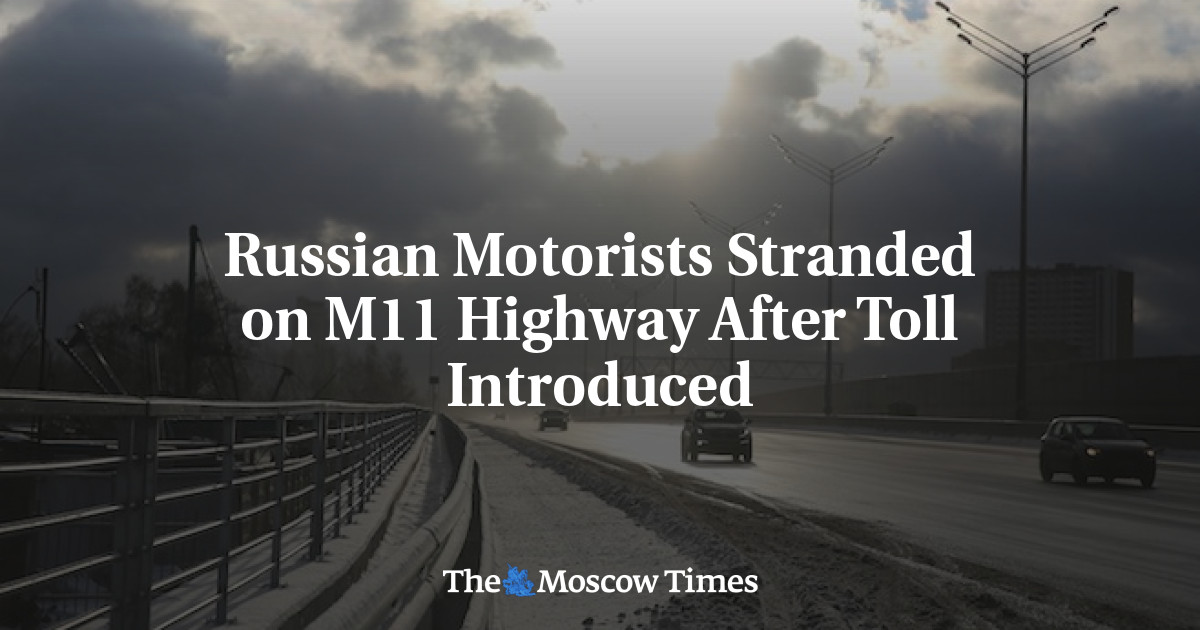 Russian Motorists Stranded on M11 Highway After Toll Introduced