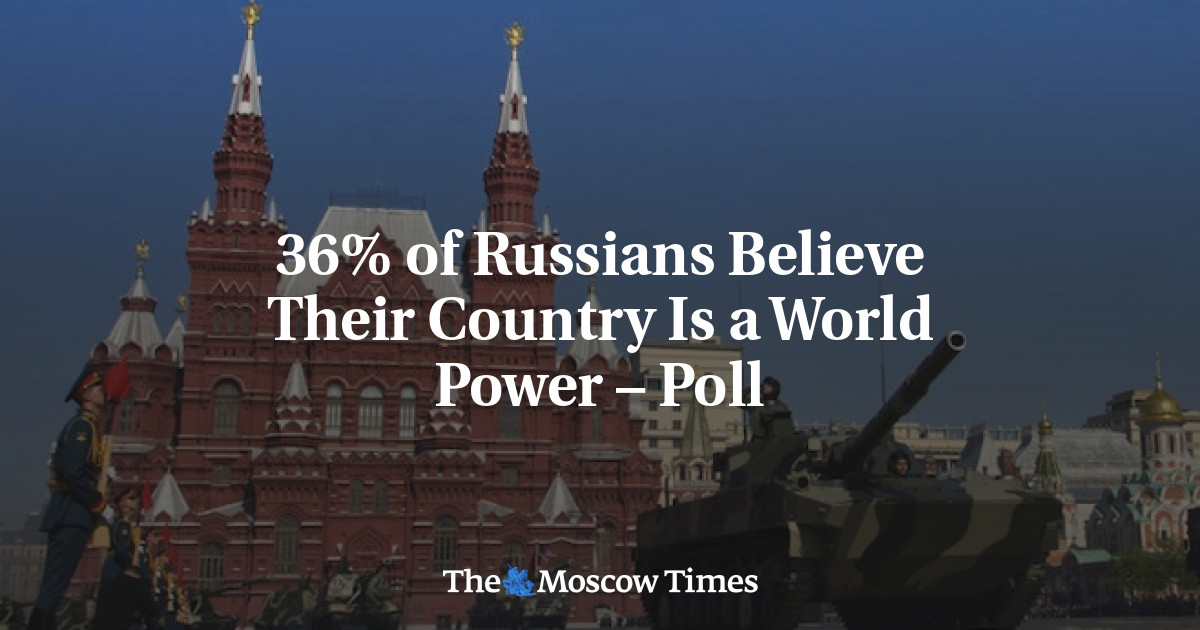36 Of Russians Believe Their Country Is A World Power Poll