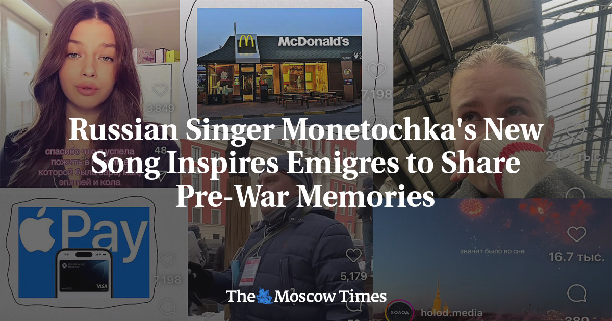 Russian Singer Monetochka's New Song Inspires Emigres to Share Pre-War ...