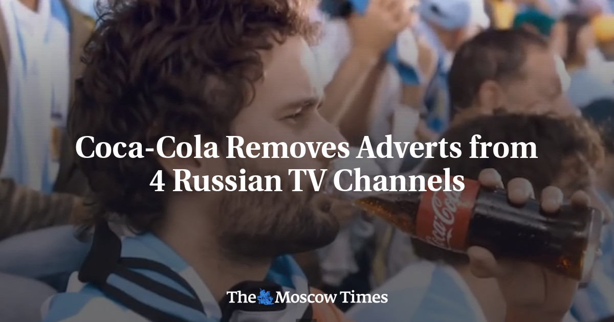 Coca-Cola Removes Adverts from 4 Russian TV Channels
