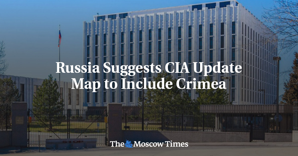 Russia Suggests CIA Update Map to Include Crimea