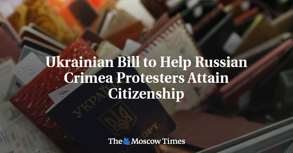 Ukrainian Bill to Help Russian Crimea Protesters Attain Citizenship