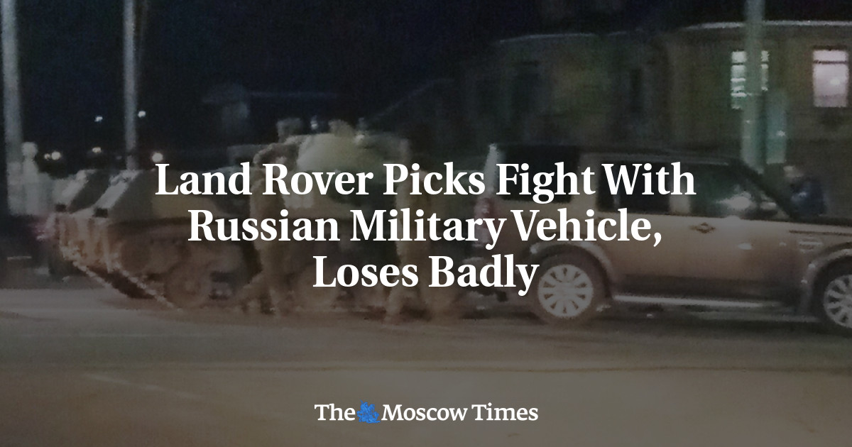 Land Rover Picks Fight With Russian Military Vehicle, Loses Badly - The ...