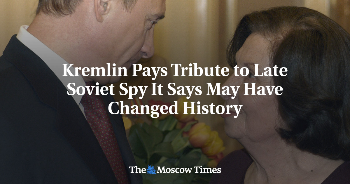Kremlin Pays Tribute to Late Soviet Spy It Says May Have Changed ...
