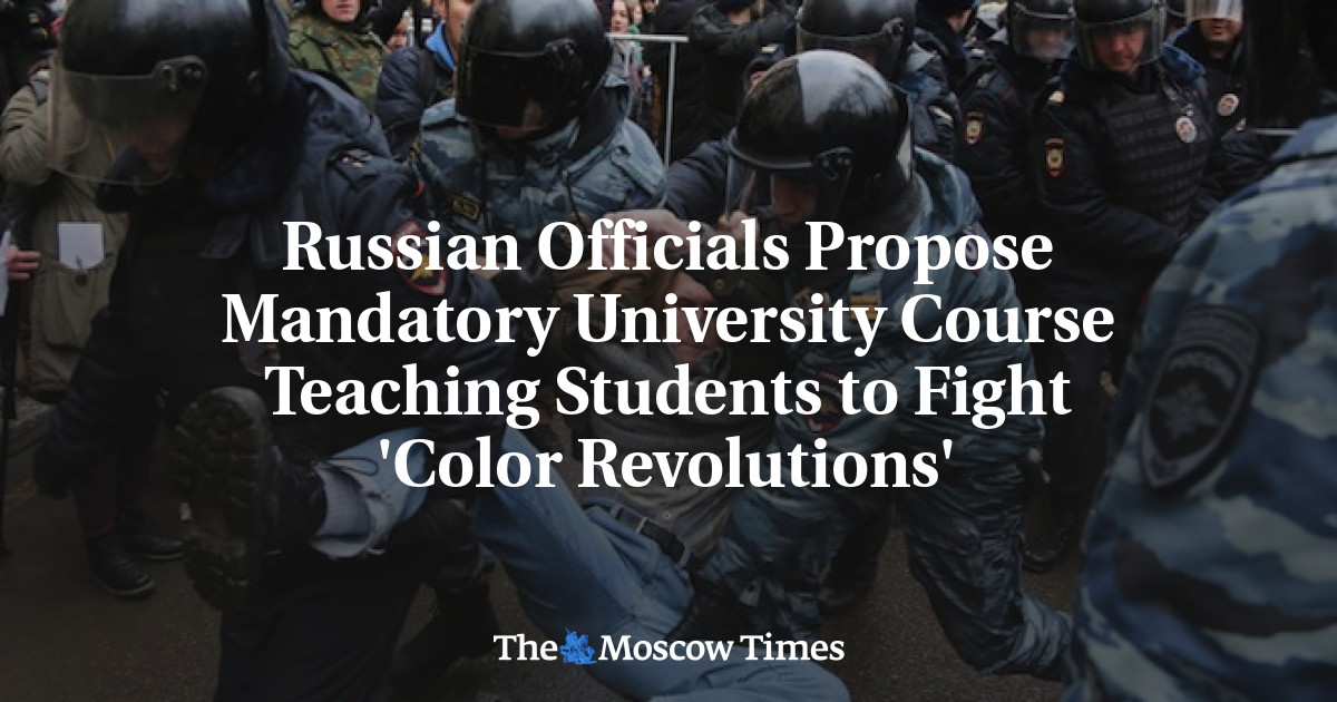 Russian Officials Propose Mandatory University Course Teaching Students ...