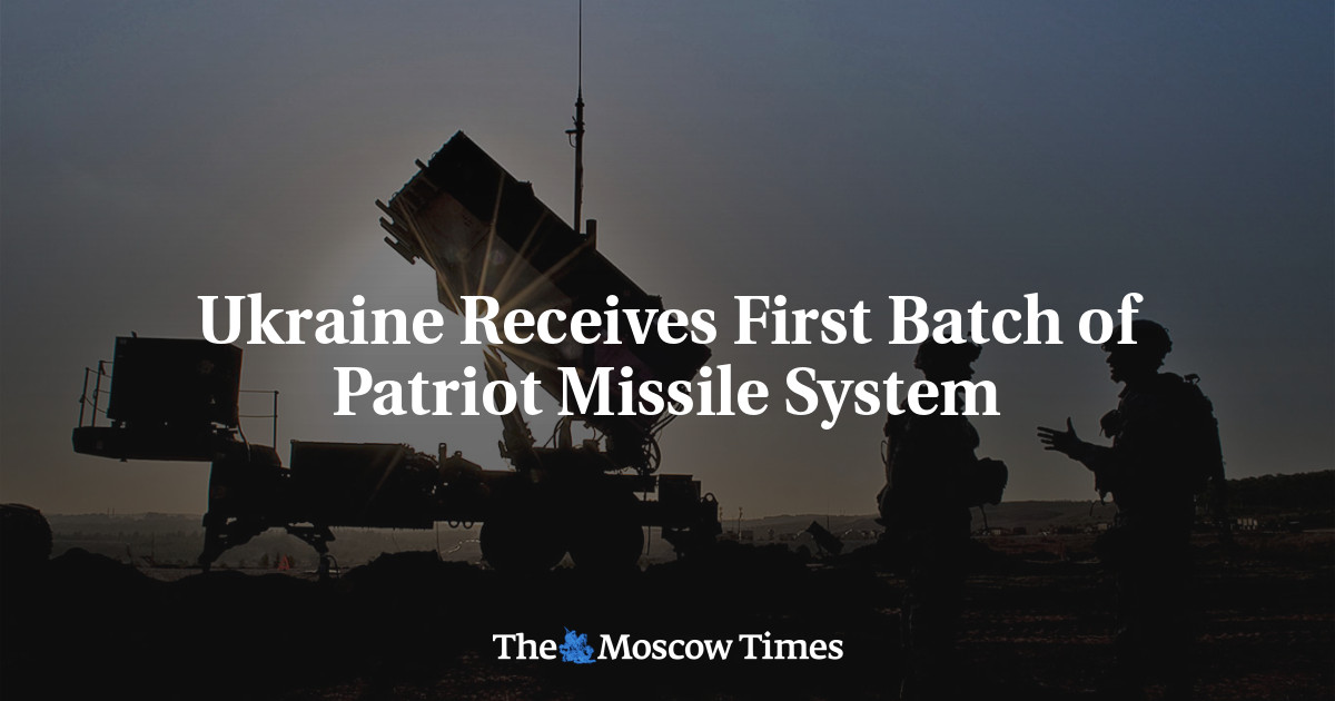 Ukraine Receives First Batch of Patriot Missile System - The Moscow Times