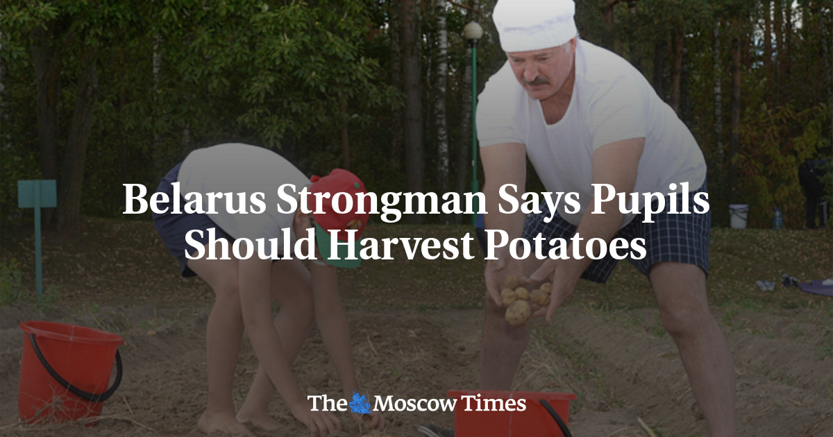 Belarus Strongman Says Pupils Should Harvest Potatoes - The Moscow Times