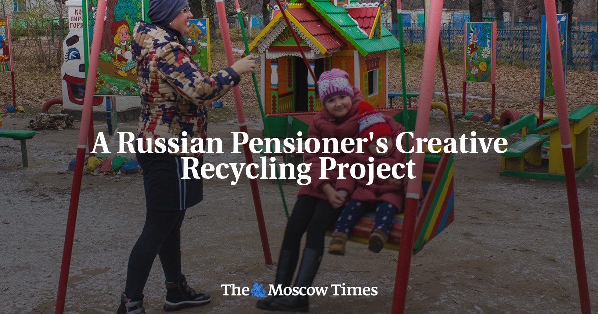 A Russian Pensioner's Creative Recycling Project - The Moscow Times
