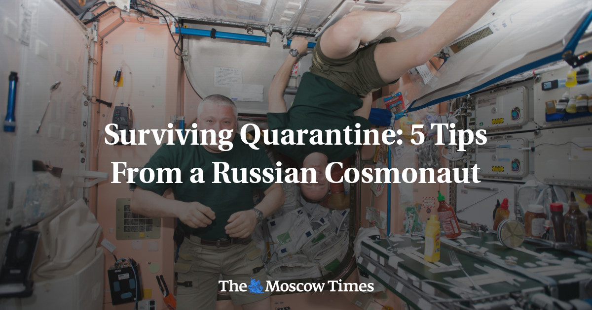 Surviving Quarantine: 5 Tips From a Russian Cosmonaut - The Moscow Times