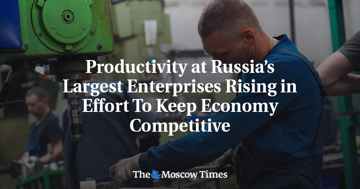 Productivity at Russia’s Largest Enterprises Rising in Effort To Keep ...