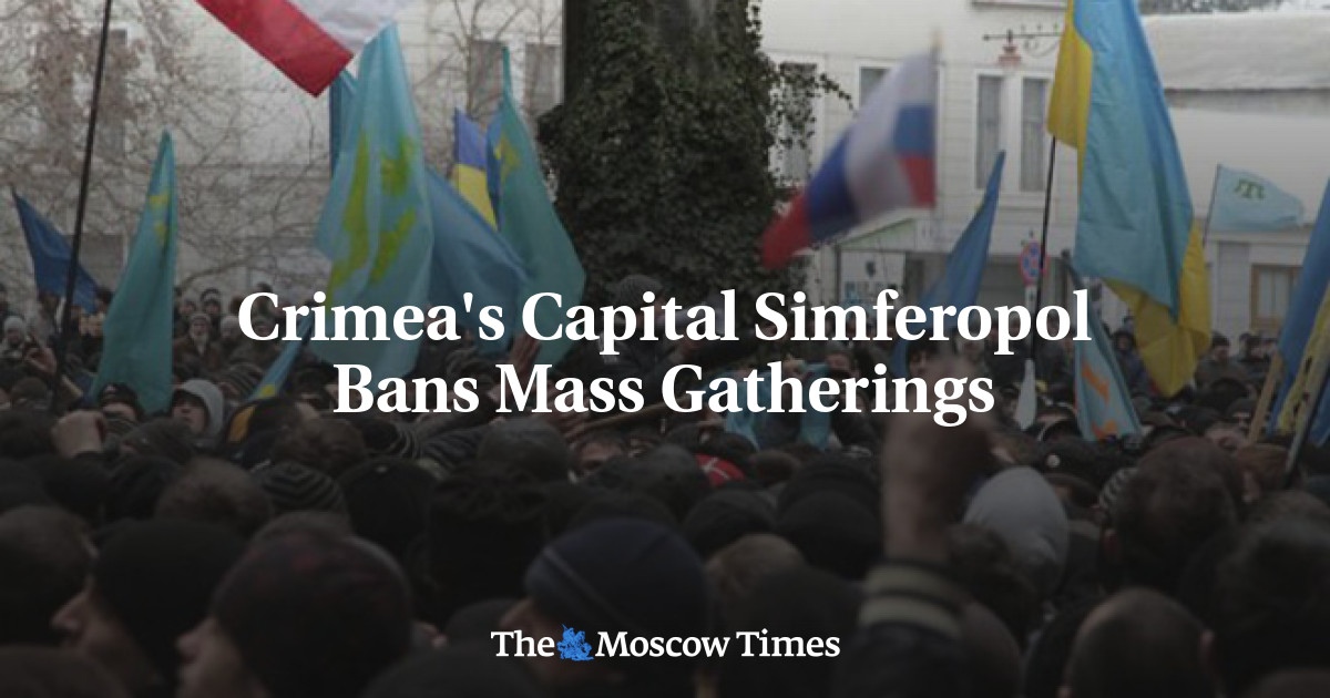 Crimea's Capital Simferopol Bans Mass Gatherings