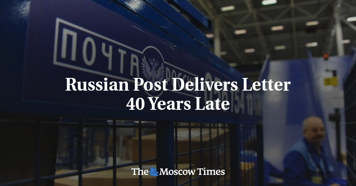 Russian Post Delivers Letter 40 Years Late