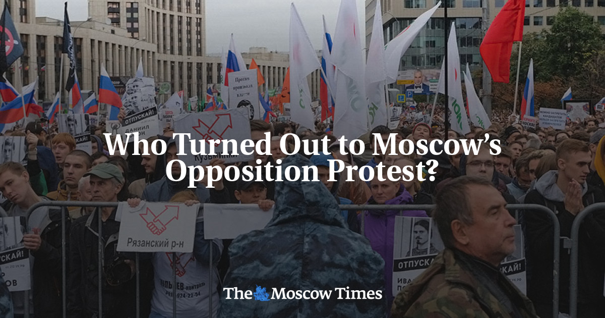 Who Turned Out to Moscow’s Opposition Protest? - The Moscow Times