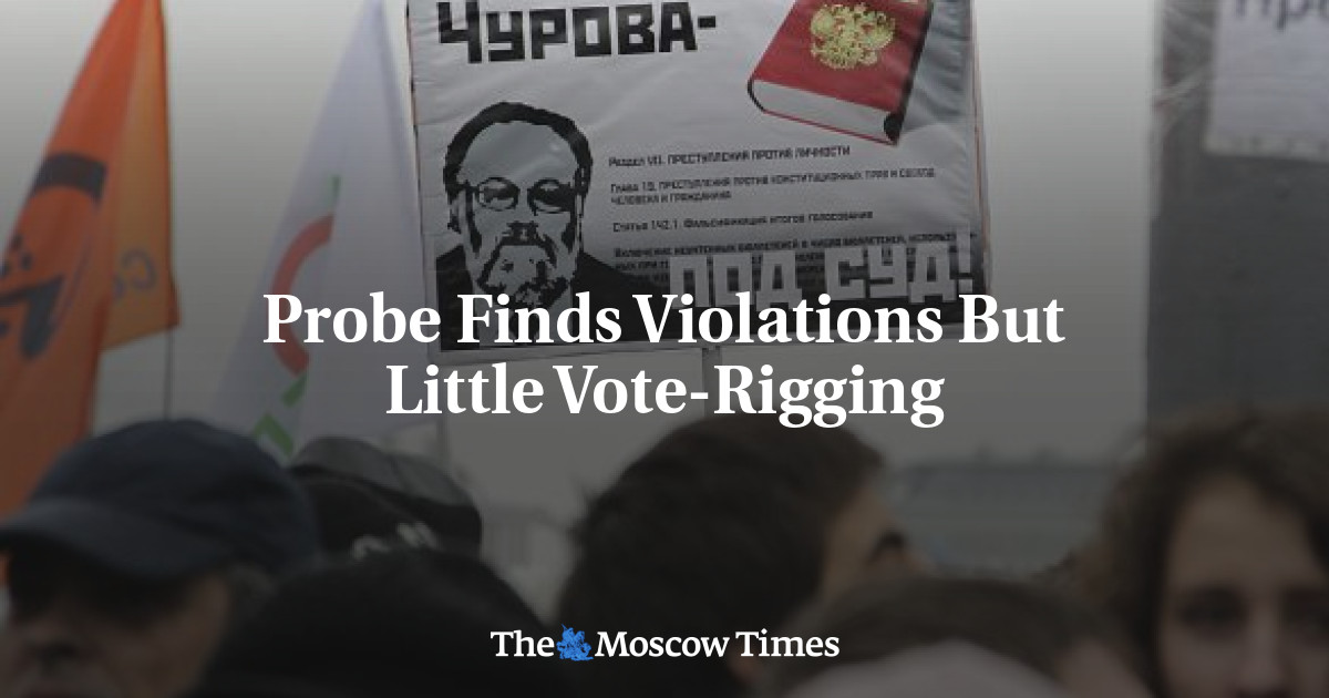 Probe Finds Violations But Little Vote-Rigging
