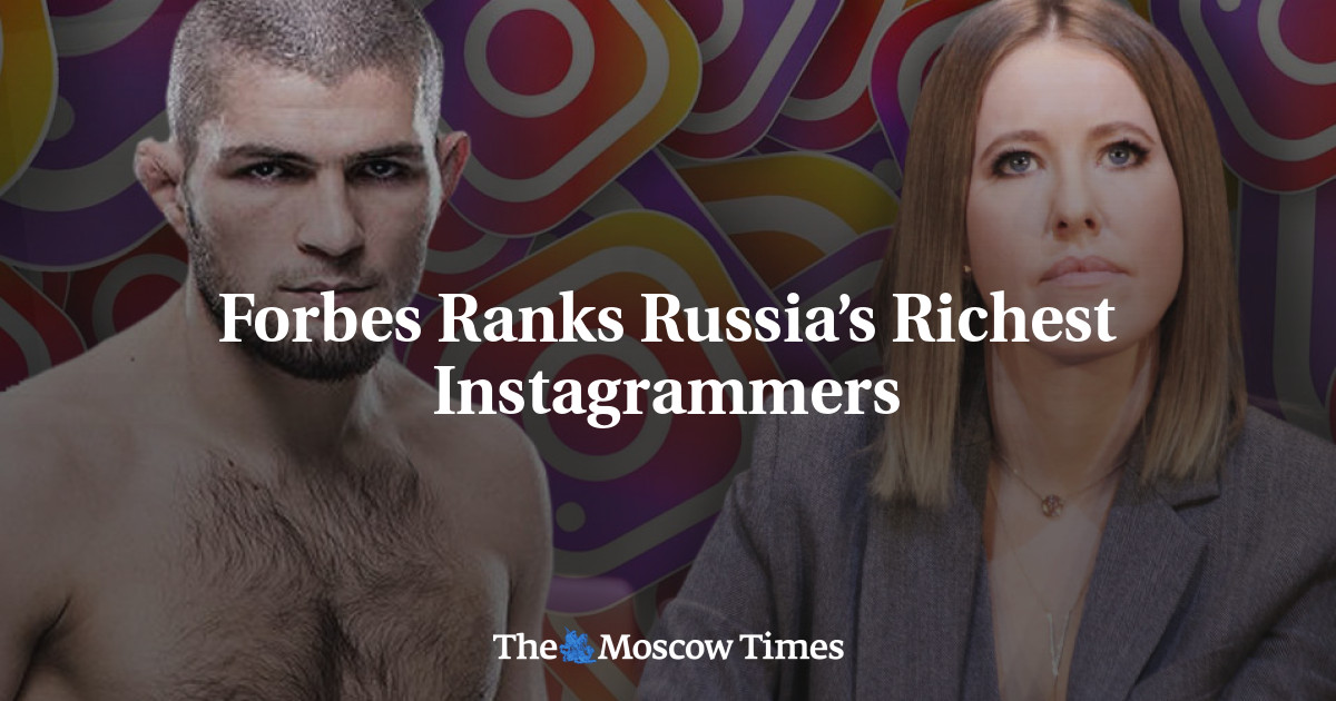 Forbes Ranks Russia’s Richest Instagrammers - The Moscow Times