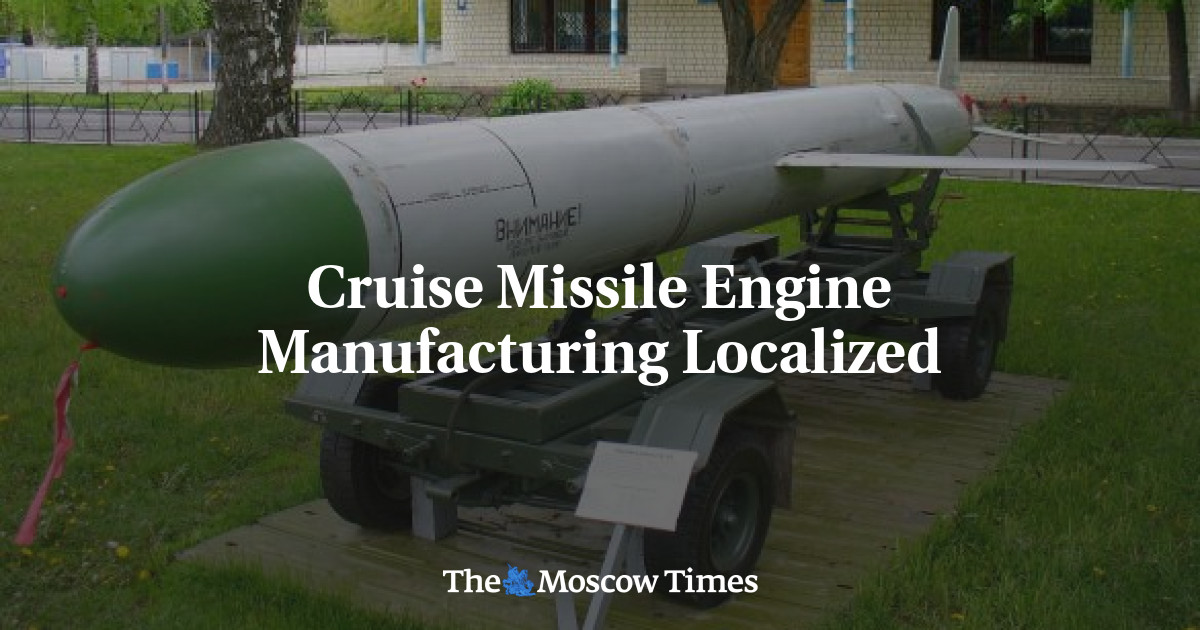 Cruise Missile Engine Manufacturing Localized