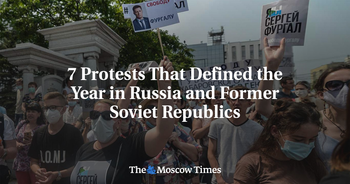 7 Protests That Defined the Year in Russia and Former Soviet Republics