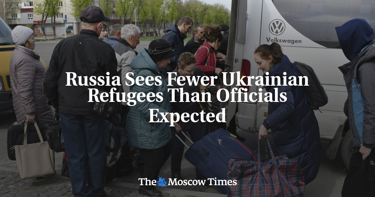 Russia Sees Fewer Ukrainian Refugees Than Officials Expected - The ...