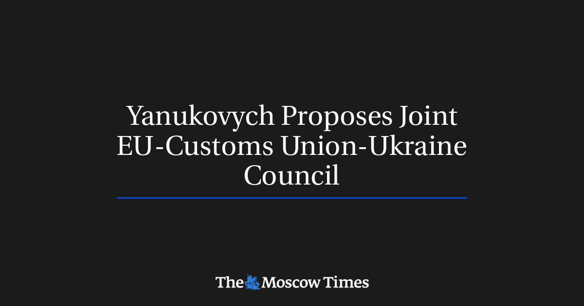 Yanukovych Proposes Joint EU-Customs Union-Ukraine Council