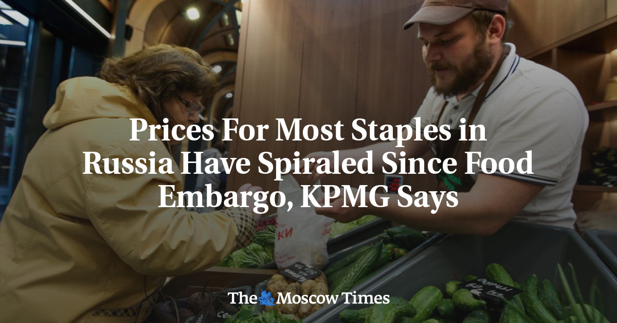 Prices For Most Staples in Russia Have Spiraled Since Food Embargo ...