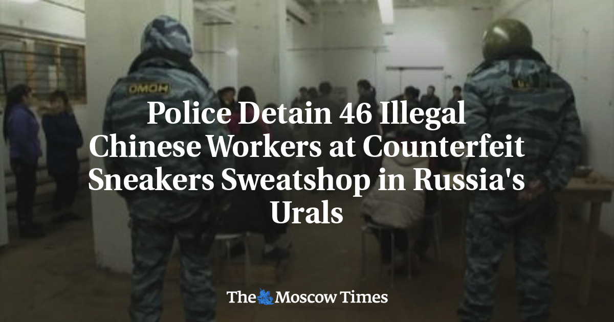Police Detain 46 Illegal Chinese Workers at Counterfeit Sneakers ...