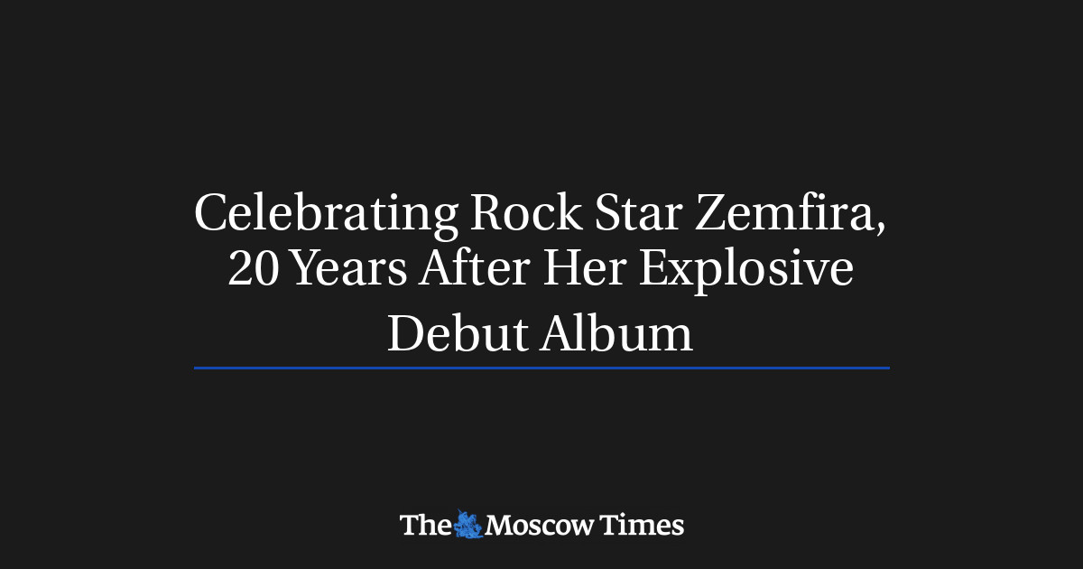 Celebrating Rock Star Zemfira, 20 Years After Her Explosive Debut Album ...
