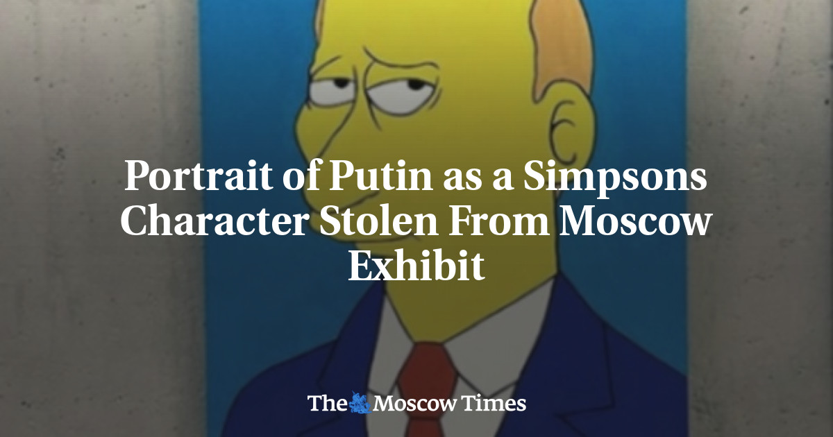 Portrait of Putin as a Simpsons Character Stolen From Moscow Exhibit